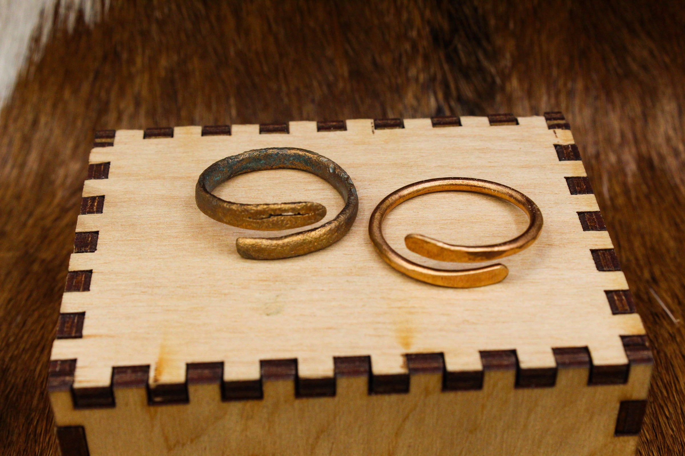 Adjustable size Viking ring replicas in Sterling Silver, Brass, Bronze ...