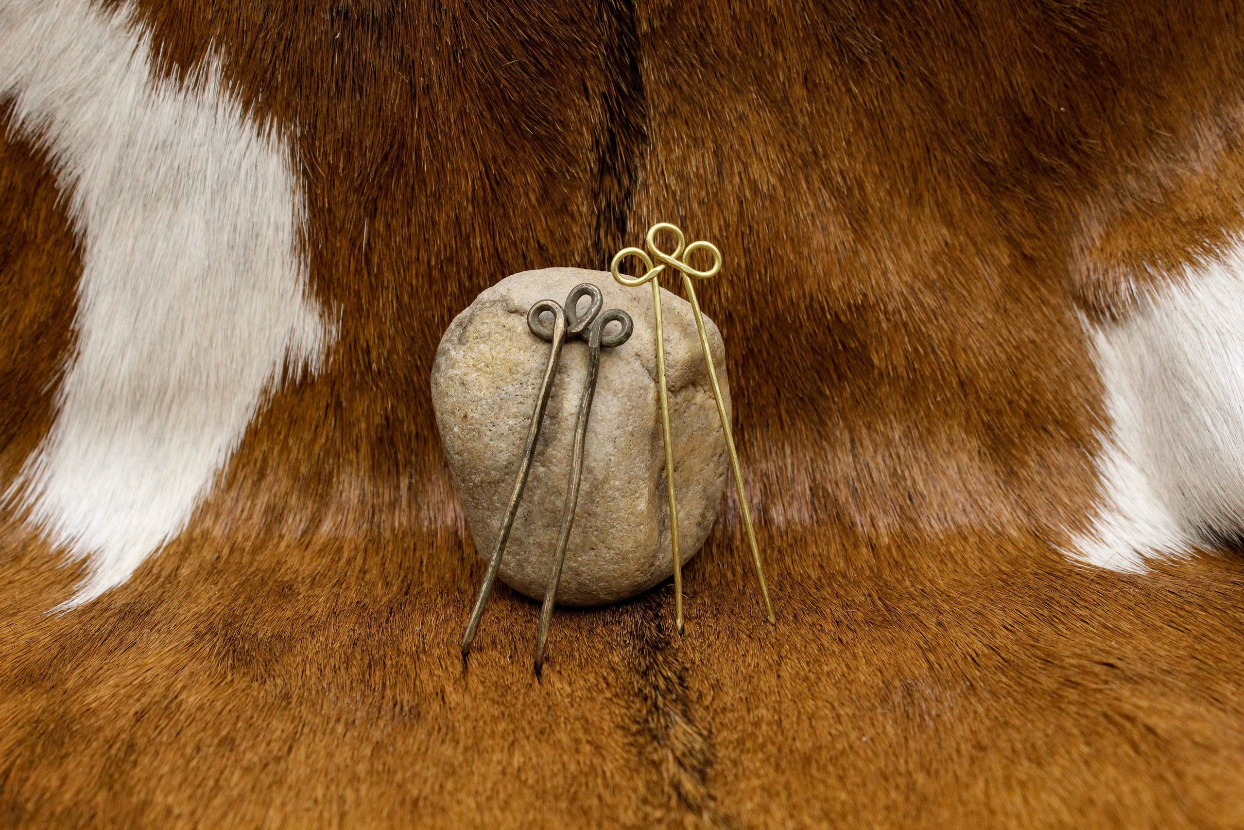 Medieval Trefoil Hairpin - Recreated Historical Artifact - Replica ...